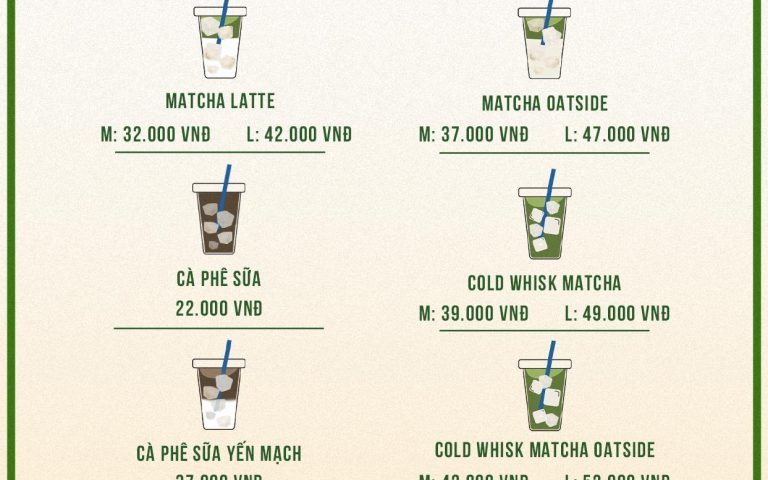 Matcha ngon ở đâu Review ở đó - Vị matcha – nơi hương vị trà xanh hội tụ